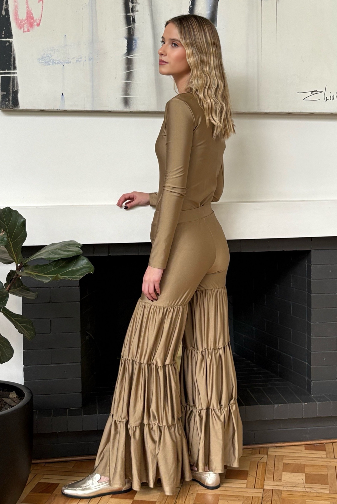 Pantalón Kore Gold – Blanca Sofia