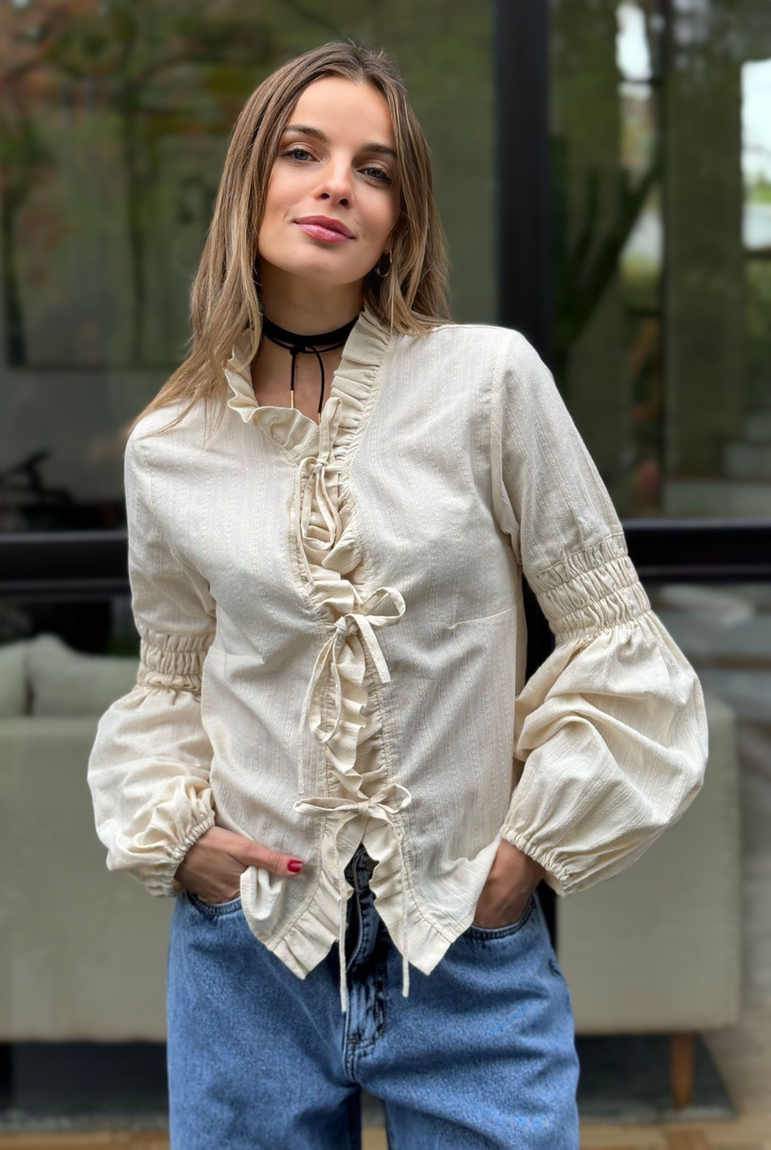 Blusa Petra – Blanca Sofia